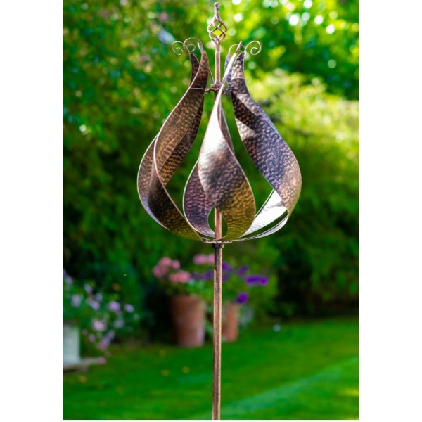 Blenheim Brushed Copper Wind Sculpture Blenheim Brushed Copper Wind Sculpture