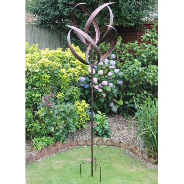 Hampton Brushed Cooper Wind Sculpture Hampton Brushed Cooper Wind Sculpture